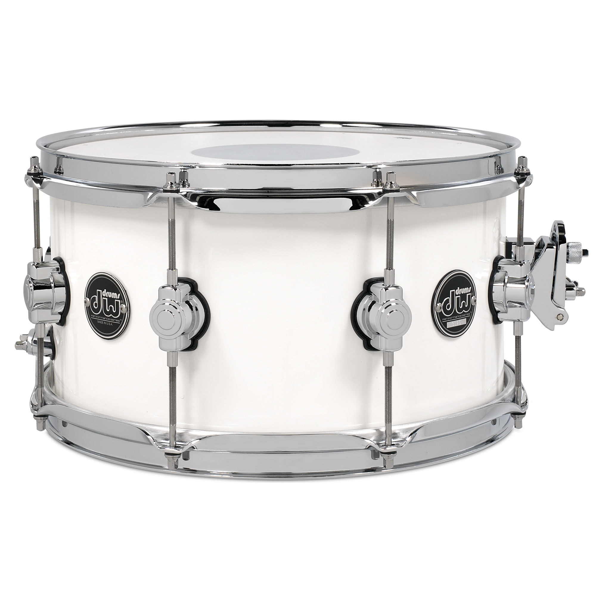 DW Performance Series Snare Drum - 7x13 - White Ice | Cosmo Music ... DW Performance Series Snare Drum - 7x13 - White Ice | Cosmo Music ...